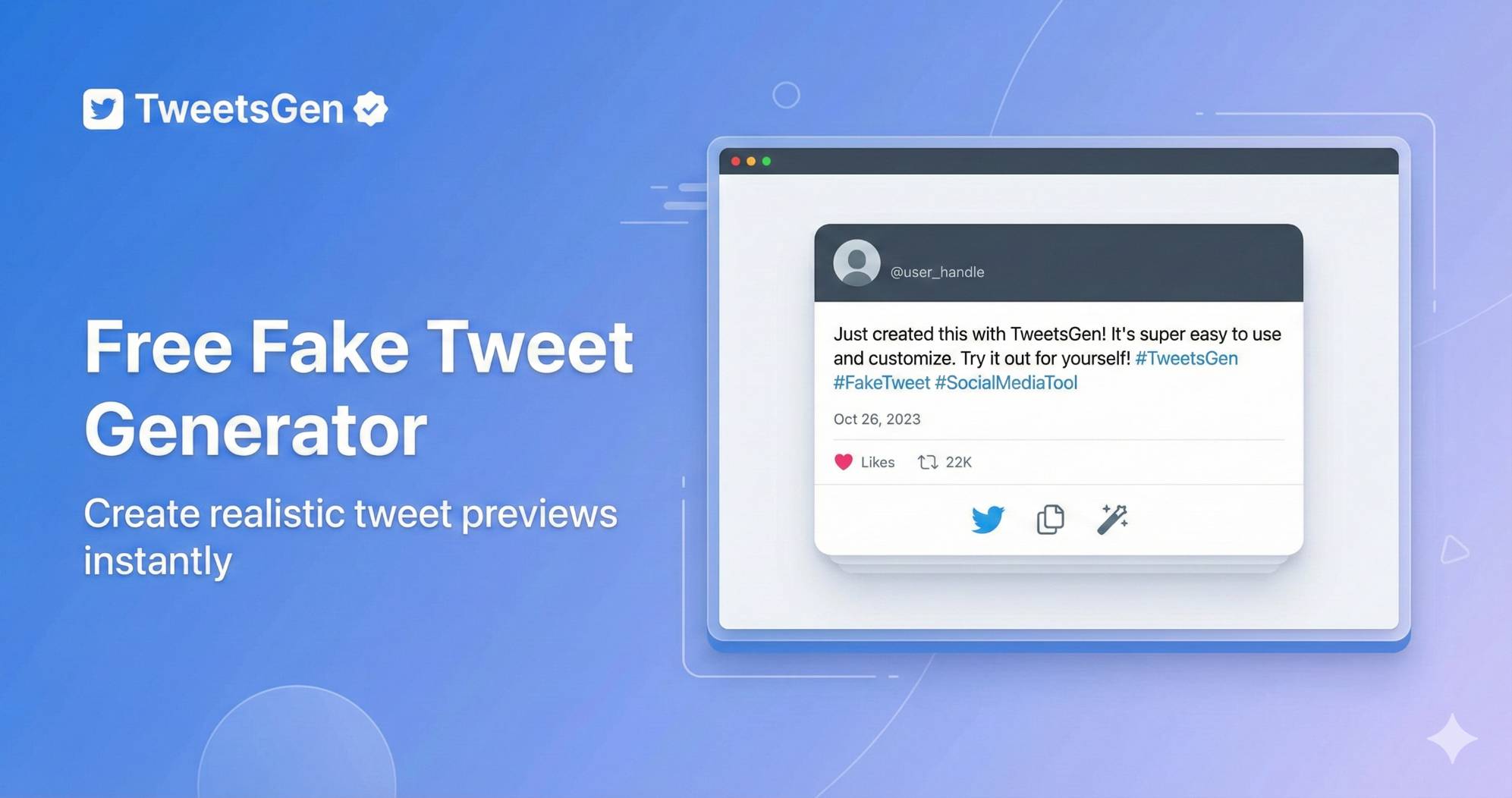 twitter-character-counter - TweetsGen - Free Fake Tweet Generator